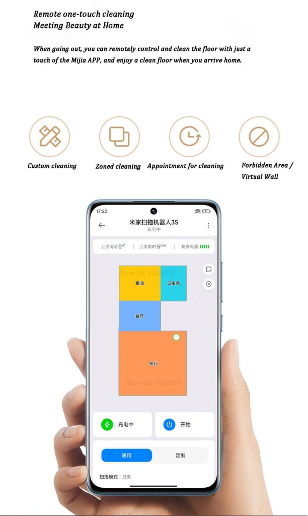 Robot hút bụi Xiaomi Mijia 3S - Smart Homes Viet