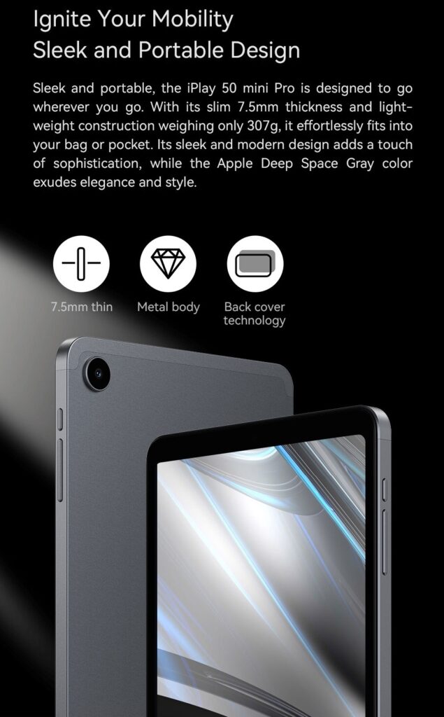 Máy tính bảng AlldoCube iPlay 50 mini Pro - Smart Homes Viet